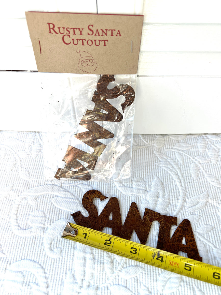 Rusty Santa Word – Creating Through Chaos