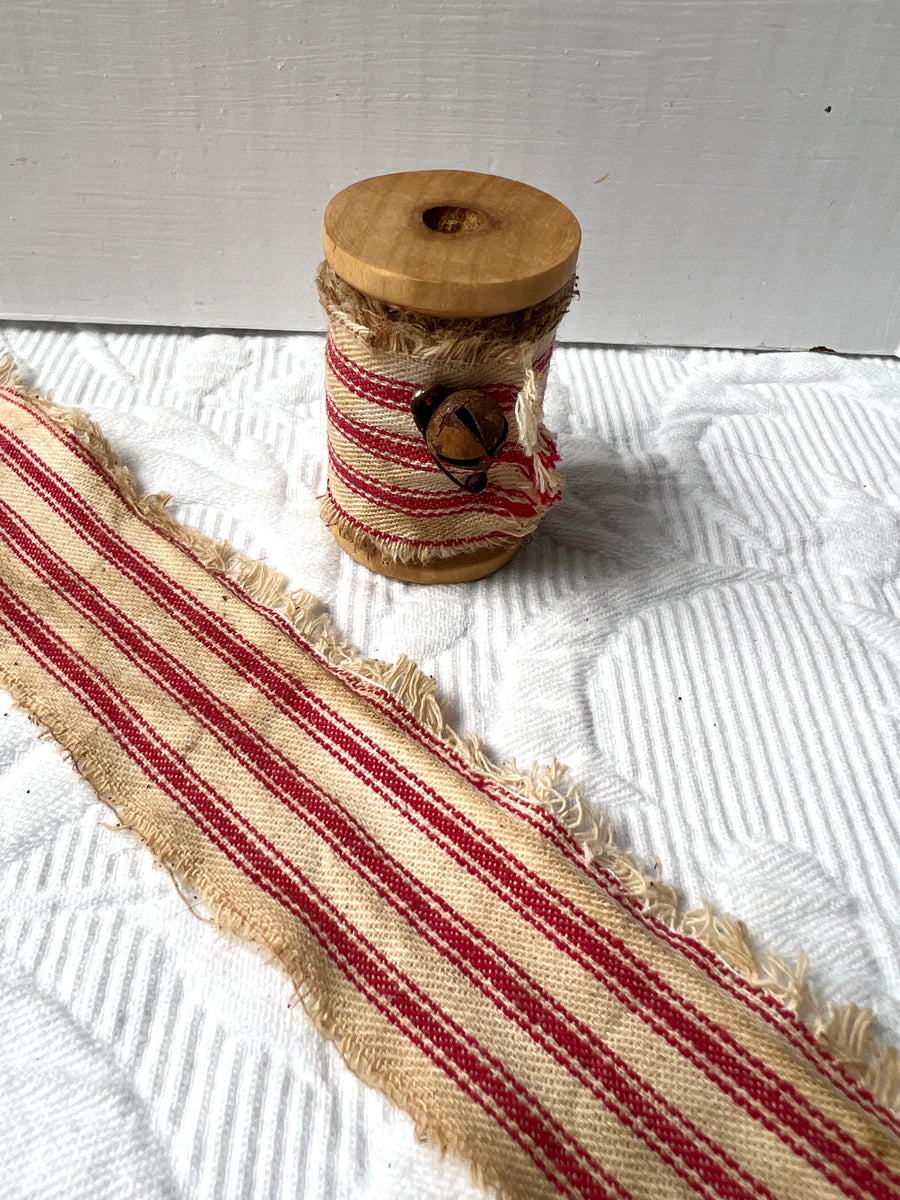 Spool Aged Ticking Strip – Creating Through Chaos