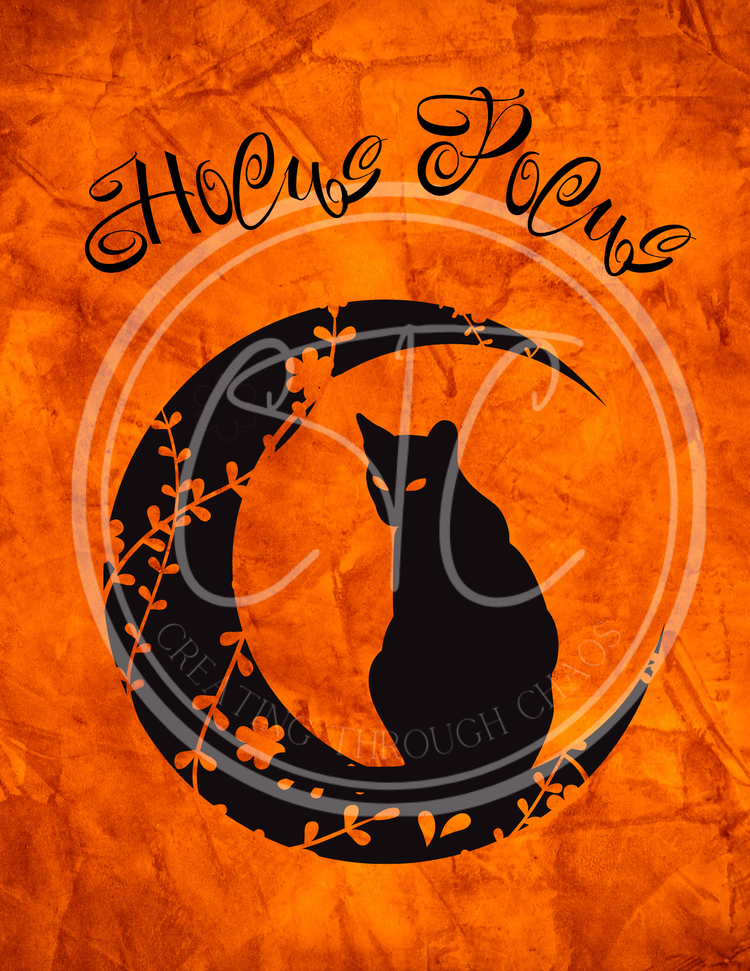 Hocus Pocus Cat Printable – Creating Through Chaos