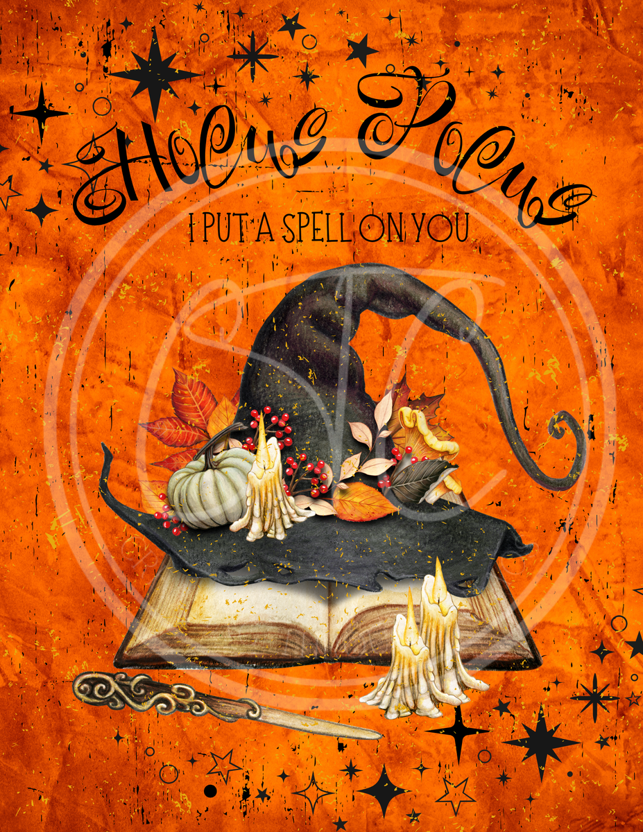 Hocus Pocus Witch Hat Spell Printable – Creating Through Chaos