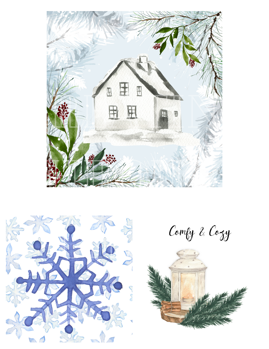Small Collage Winter Printables – Creating Through Chaos