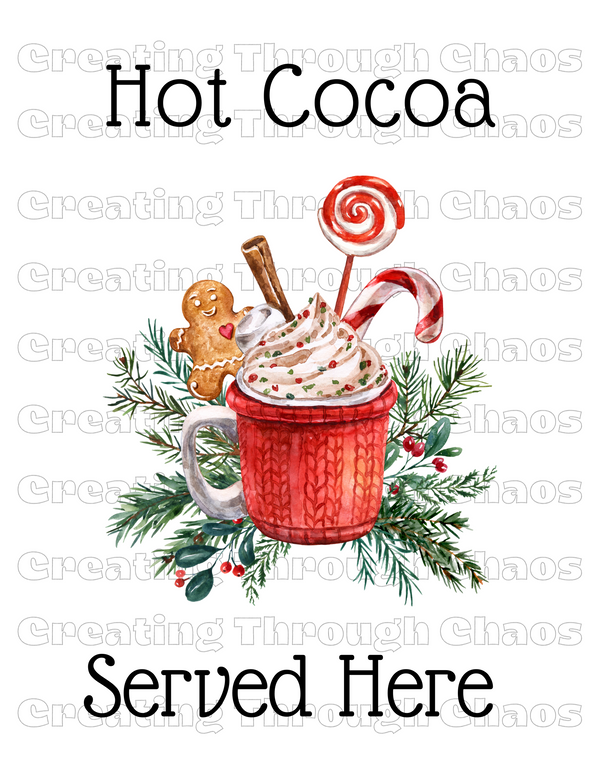 Hot Cocoa Printables – Creating Through Chaos