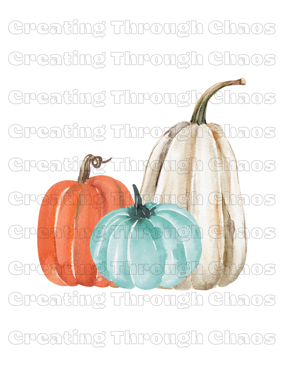 Pumpkin Trio Printable – Creating Through Chaos